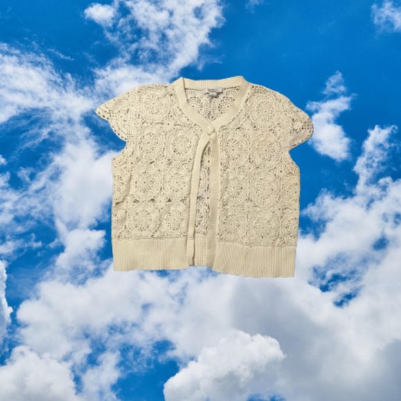 Dress Barn | Sweaters | The Cutest White Fairycore Sweater | Poshmark